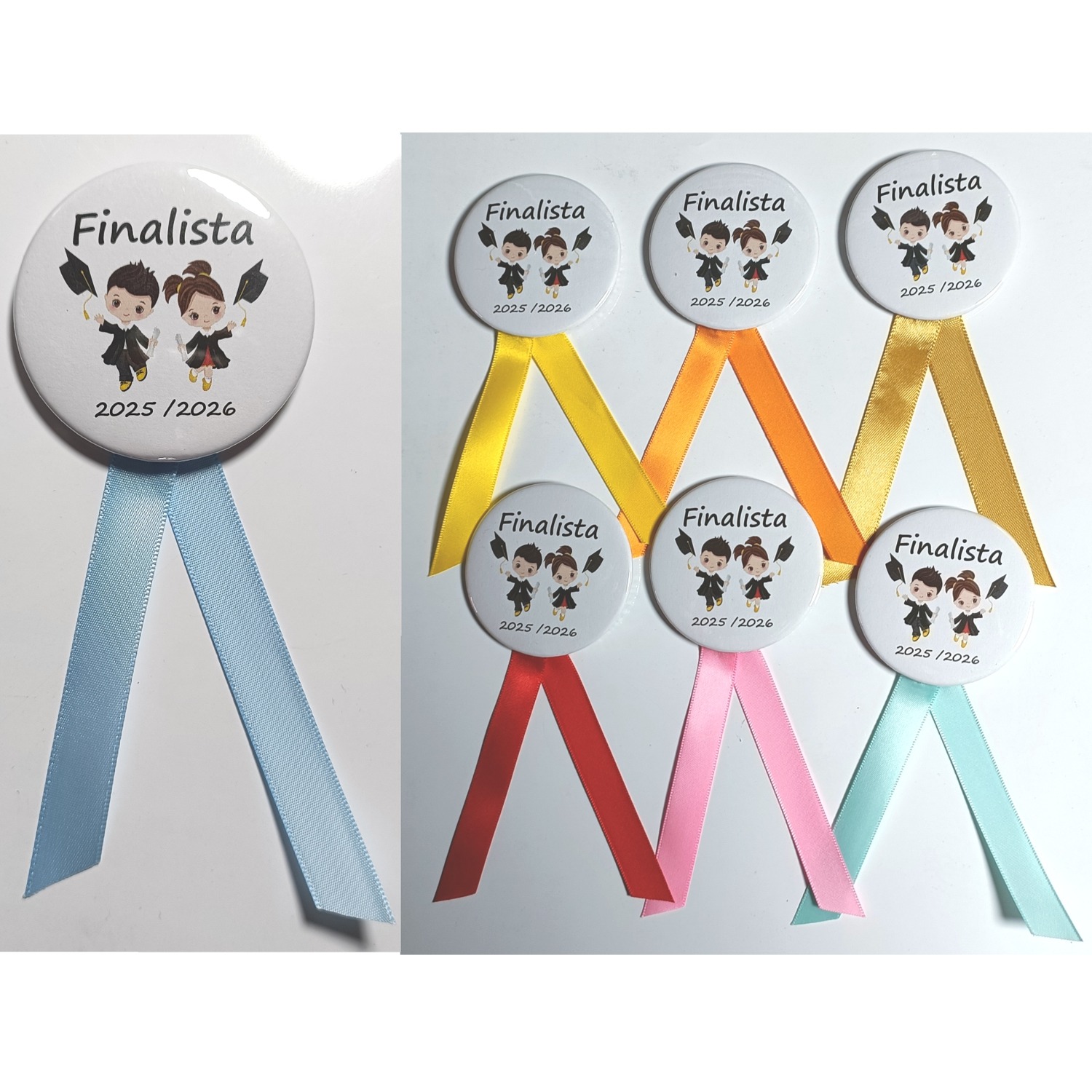 Crachá Finalista c/ Fita - Ref.194